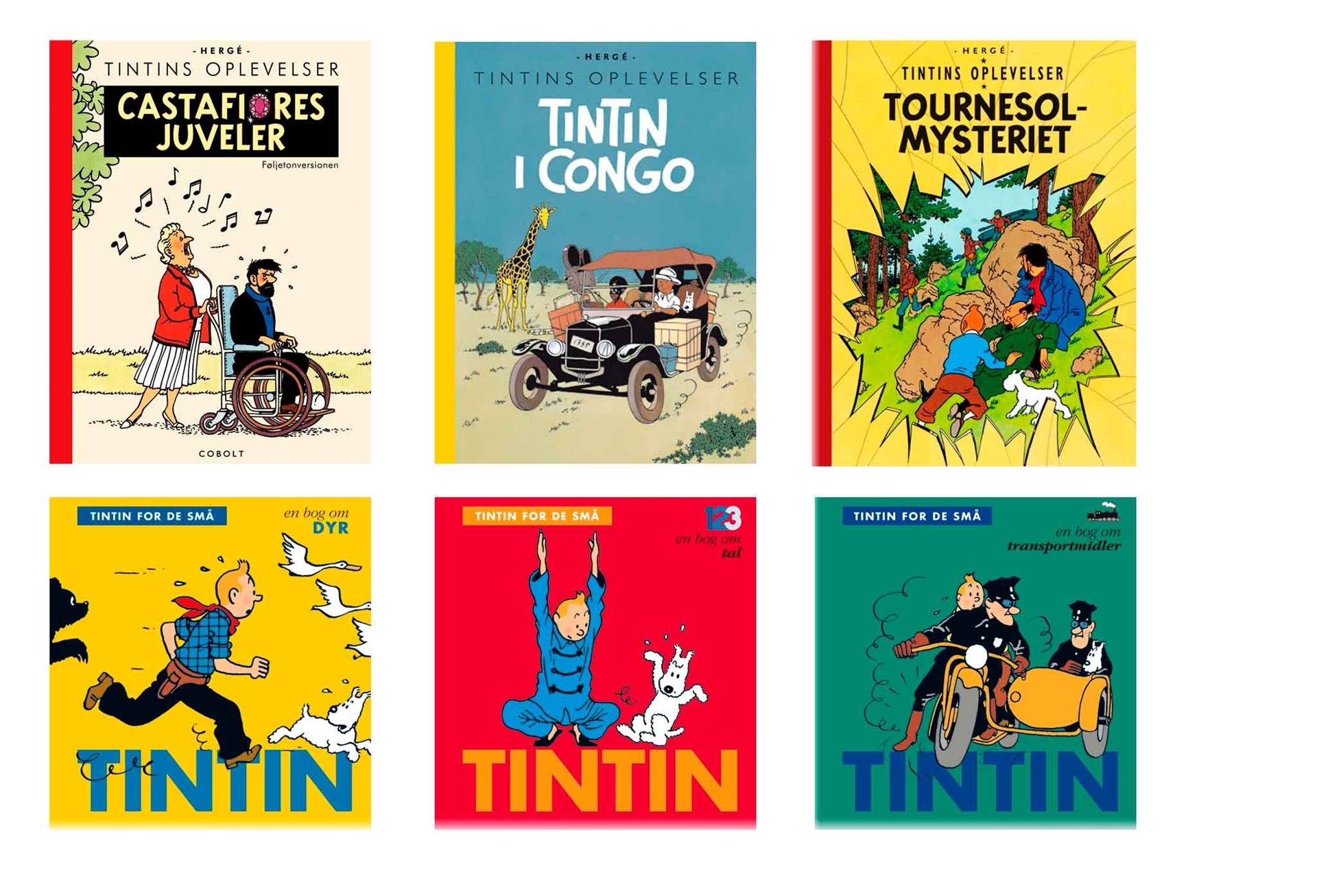 Tintin bøger rækkefølge