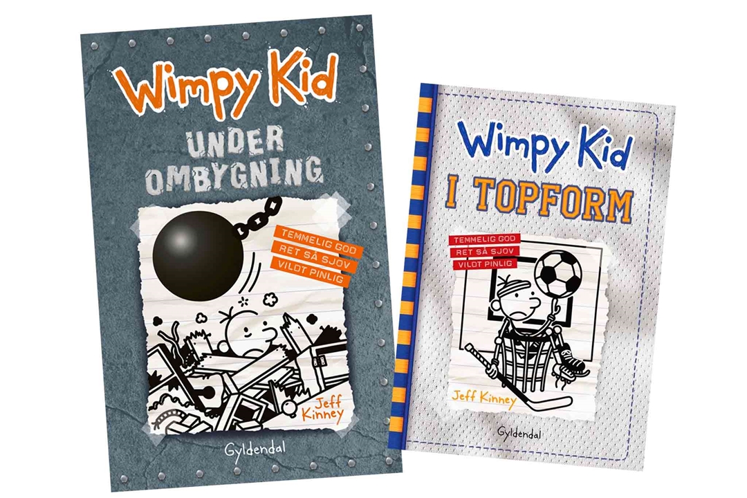 Wimpy Kid bøger rækkefølge | God underholdning for børn og unge